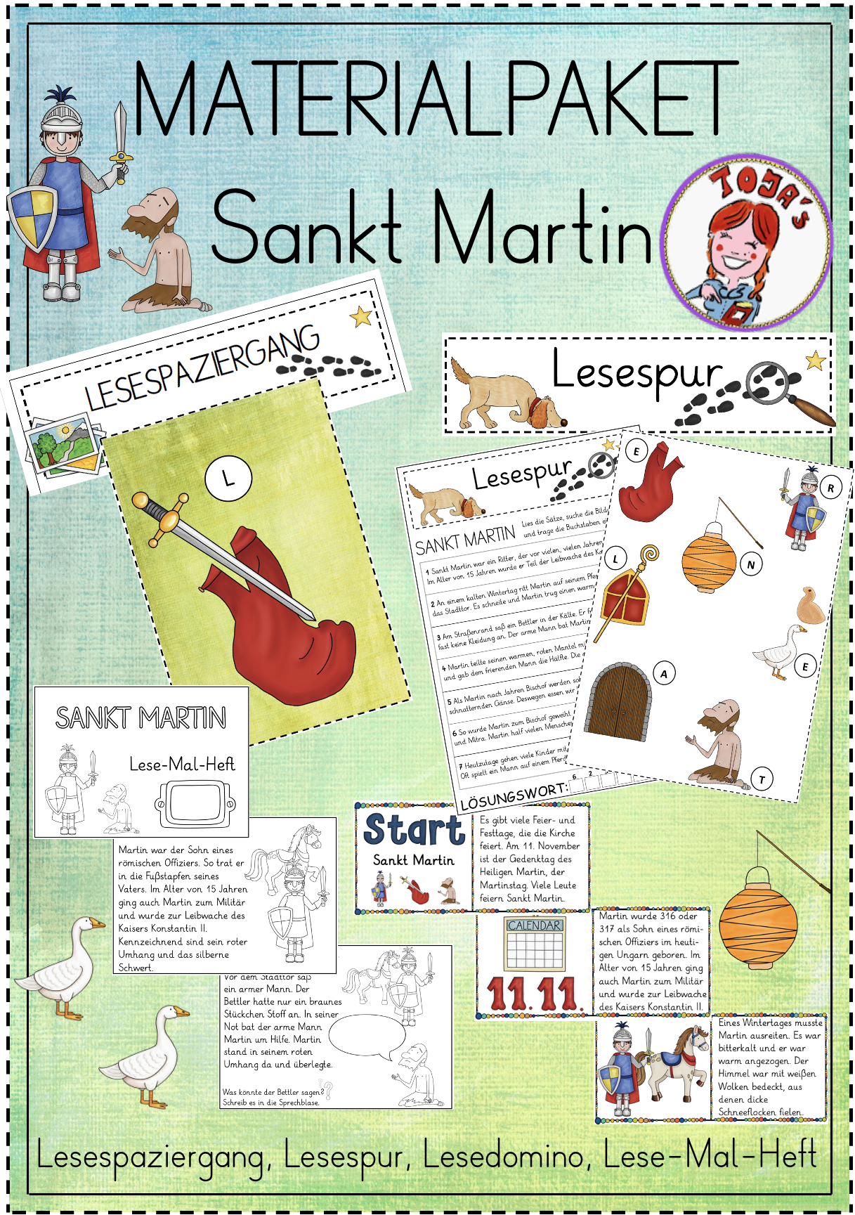 Materialpaket Sankt Martin – Unterrichtsmaterial in den Fächern DaZ/DaF ...