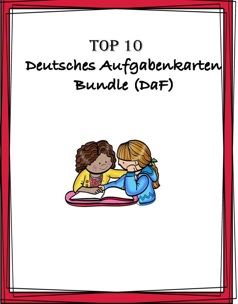 Aufgabenkarten (DaF) 10 SETS @50% Rabatt! German Task Cards Bundle ...