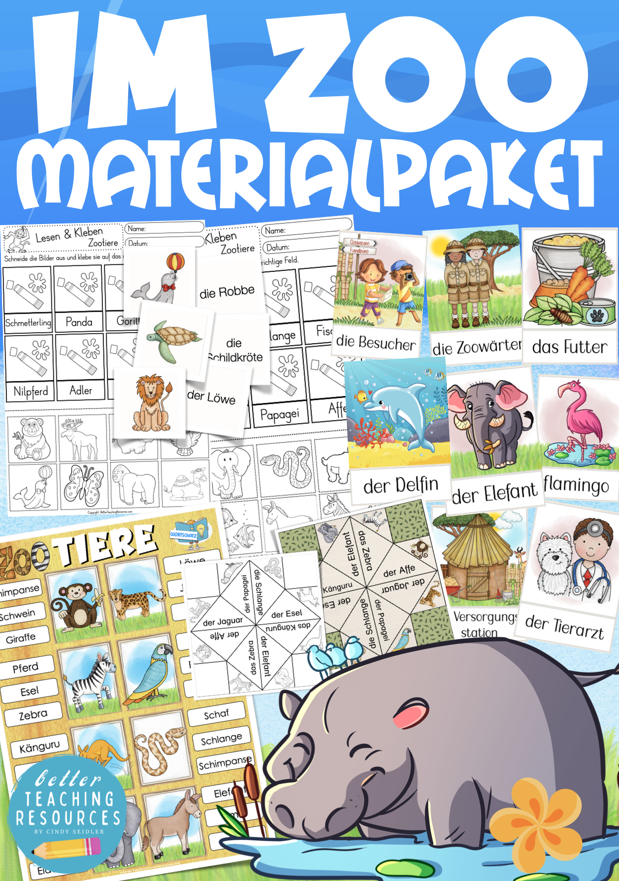 Zootiere Zoo Materialpaket Deutsch Sachunterricht – Unterrichtsmaterial ...