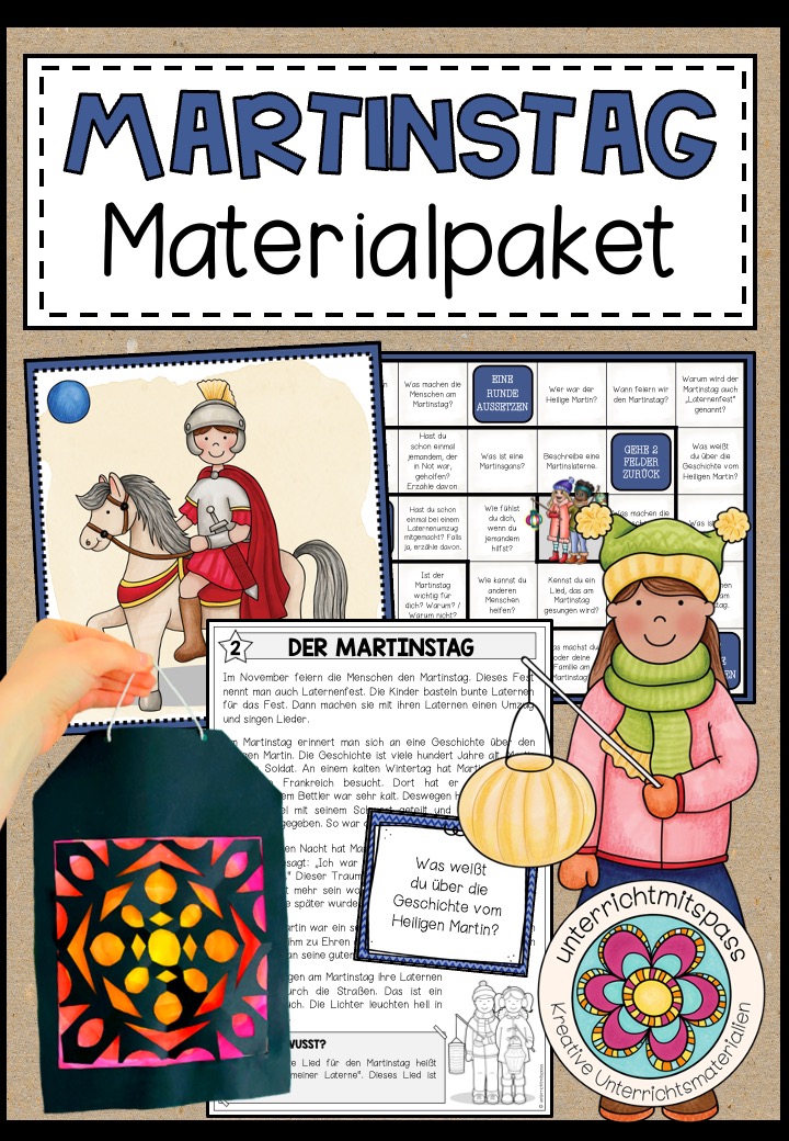 Martinstag (Sankt Martin) - Materialpaket – Unterrichtsmaterial in den ...