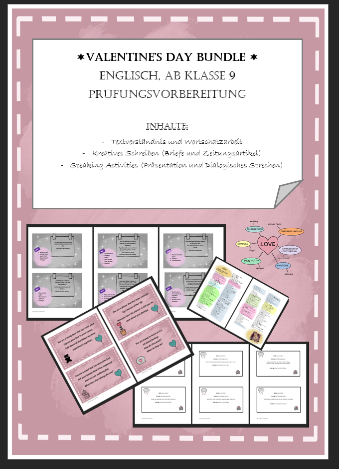 Materialpaket Valentine's Day - LOVE-Bundle :) – Unterrichtsmaterial im ...