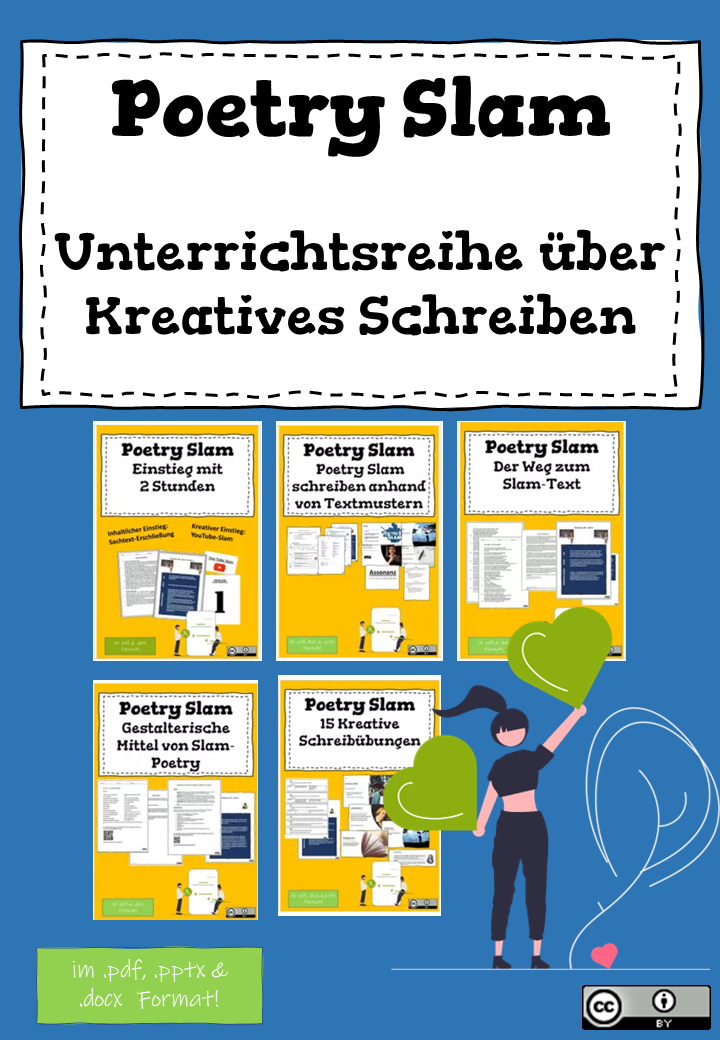 Unterrichtsreihe Poetry Slam - Kreatives Schreiben (Materialpaket ...