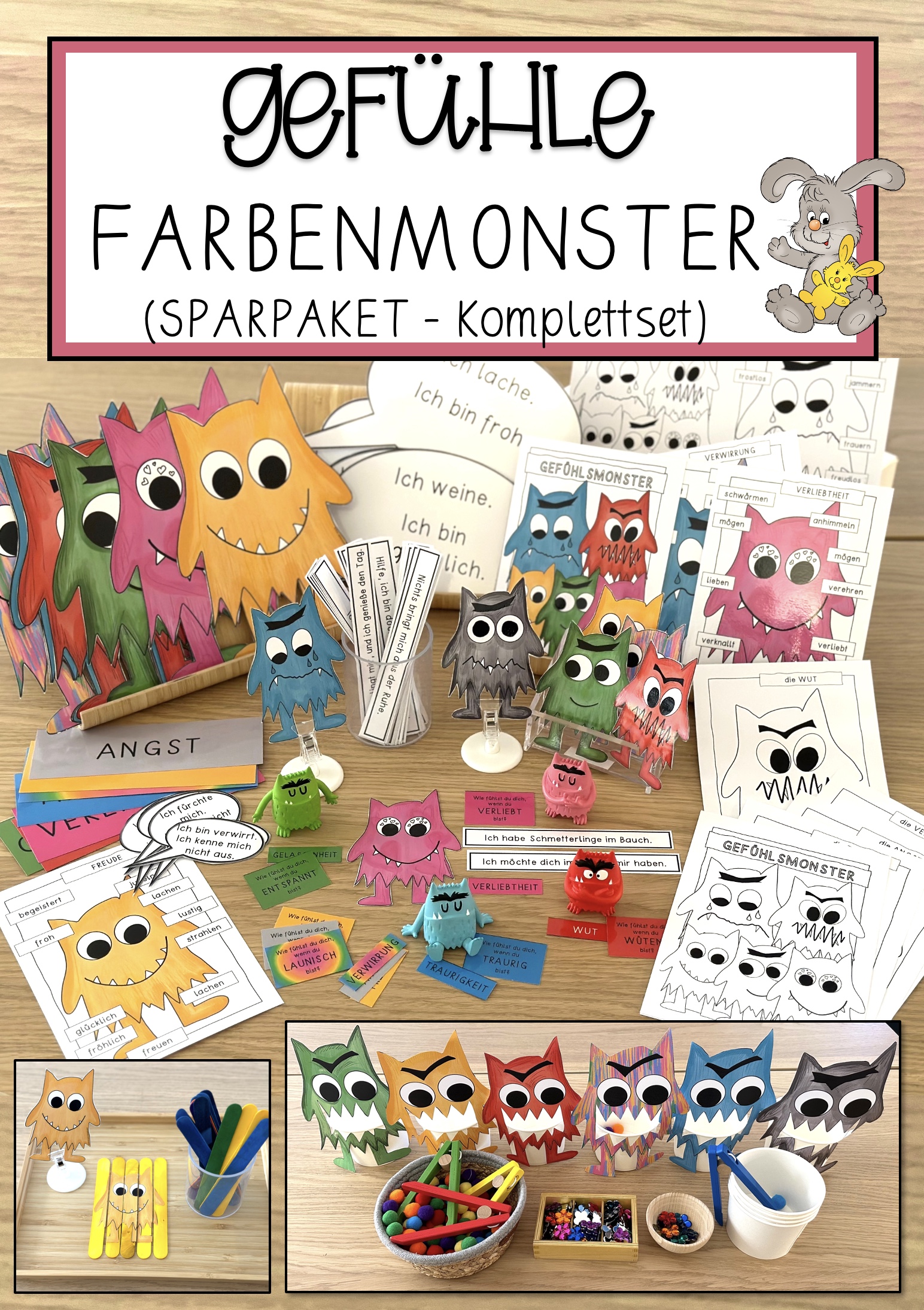 Farbenmonster Materialpaket – Unterrichtsmaterial in den Fächern ...