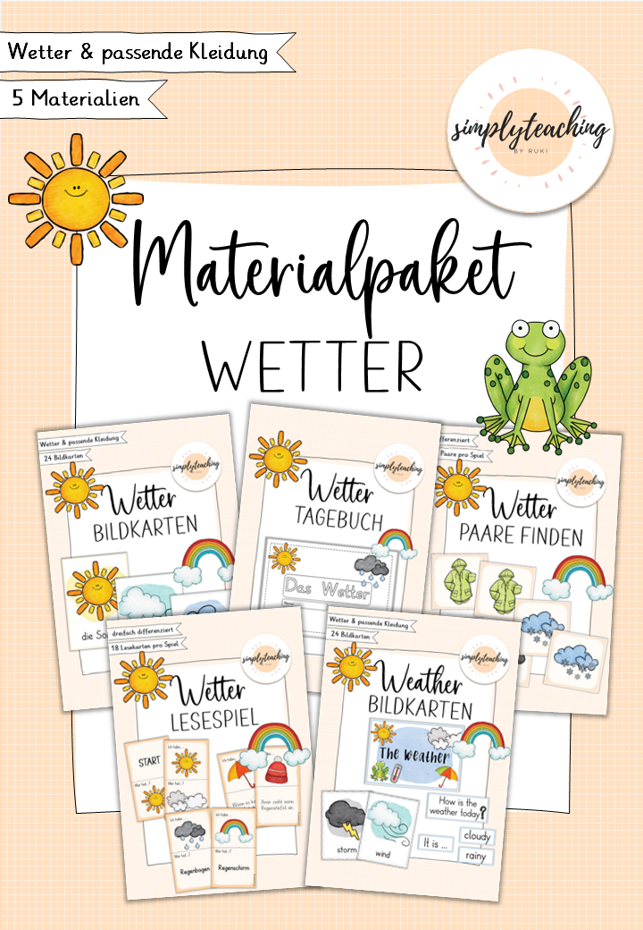 Materialpaket Wetter – Unterrichtsmaterial in den Fächern Englisch ...
