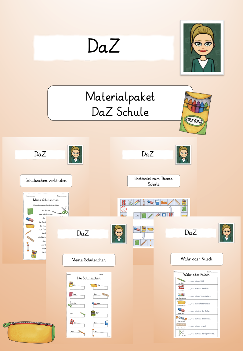 Materialpaket DaZ Schule – Unterrichtsmaterial im Fach DaZ/DaF
