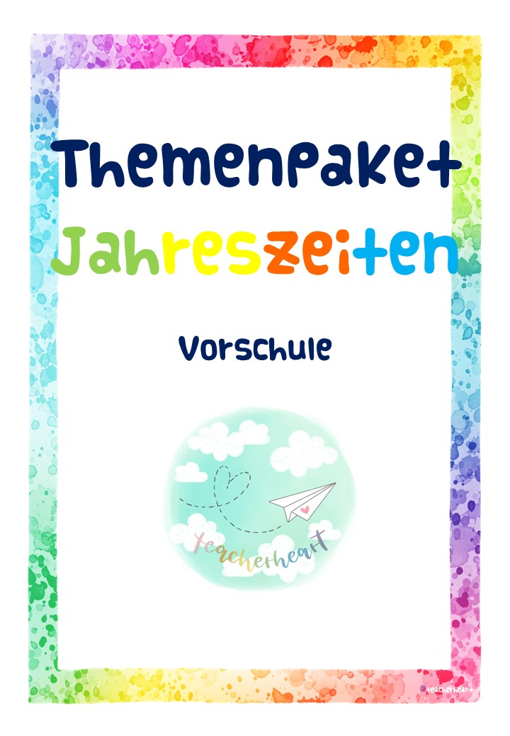 Themenpaket Jahreszeiten Vorschule – Unterrichtsmaterial in den Fächern ...