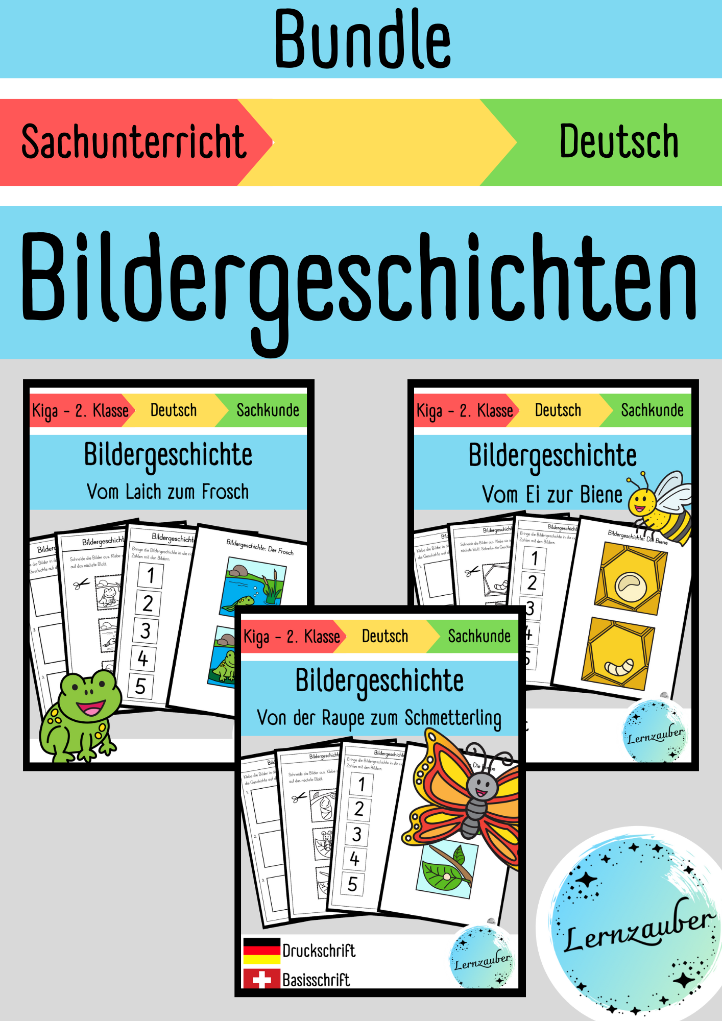 Sachunterricht-Bildergeschichten Tiere (Bundle) – Unterrichtsmaterial ...