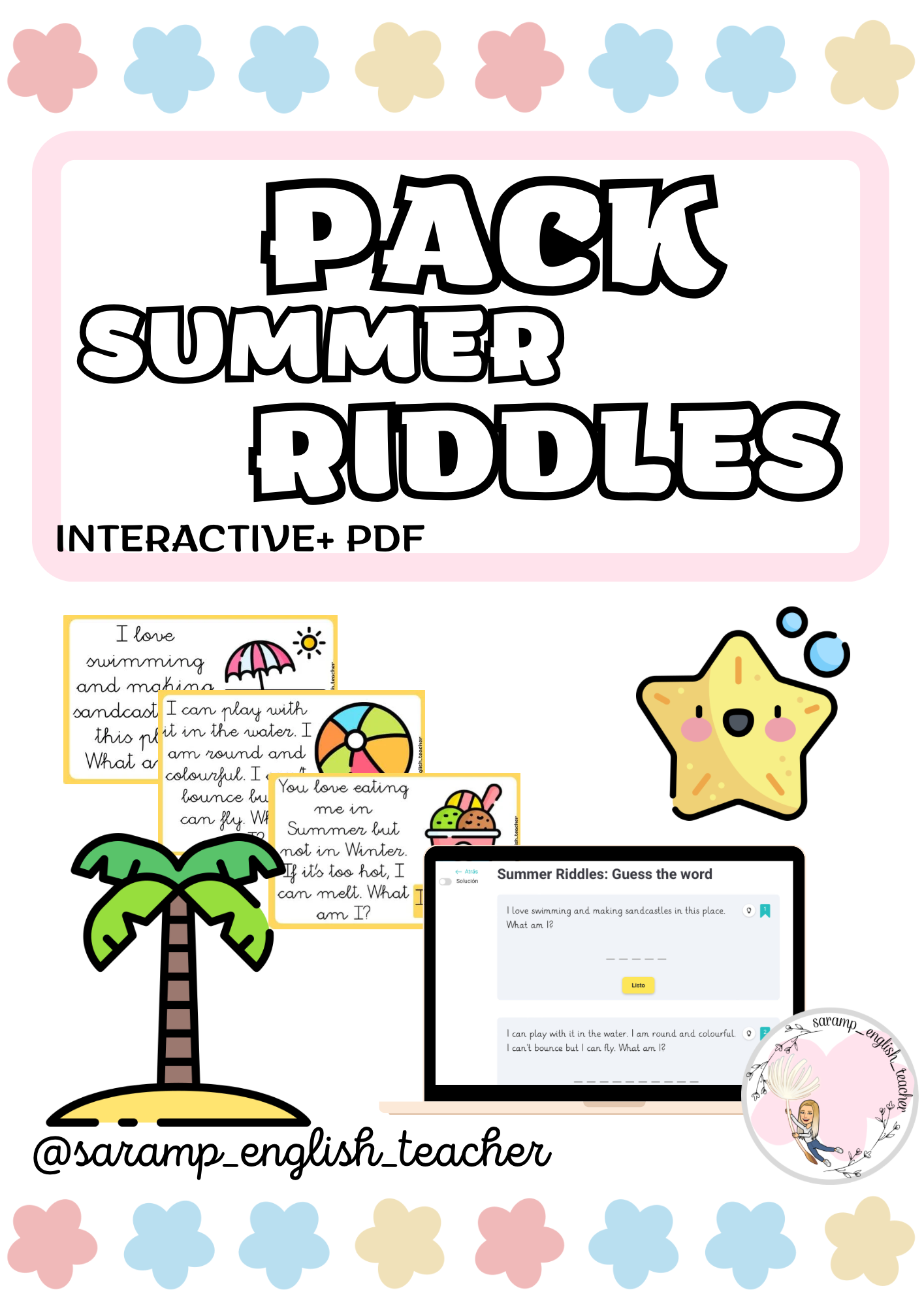 PACK: SUMMER RIDDLES - material de la siguiente asignatura Inglés / English