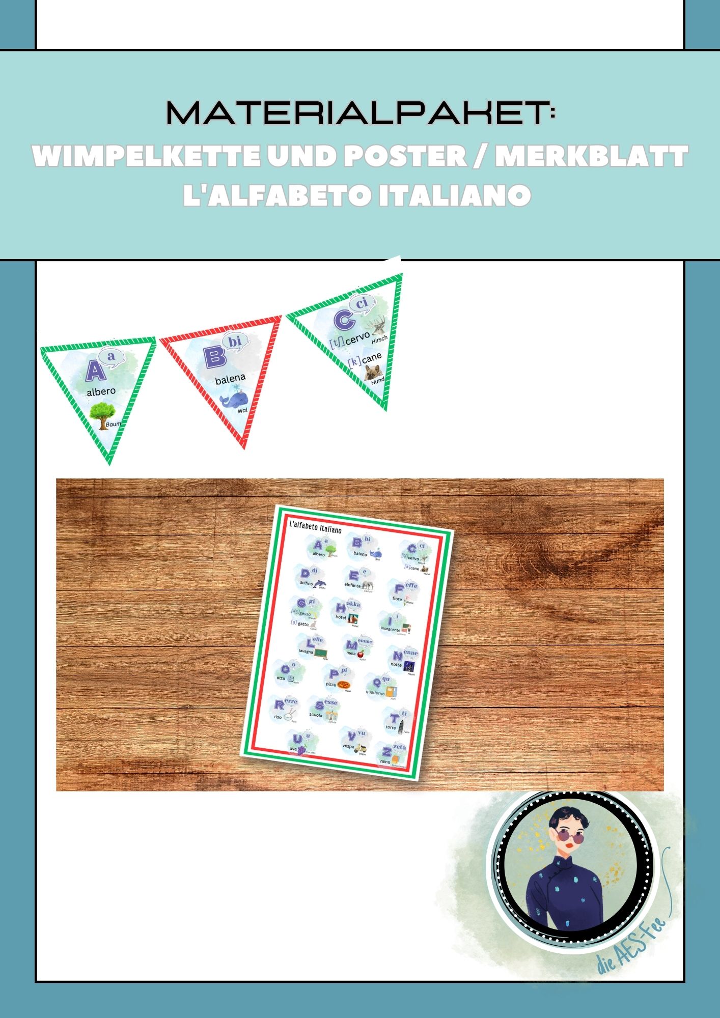 Materialpaket: L'alfabeto italiano – Unterrichtsmaterial im Fach ...