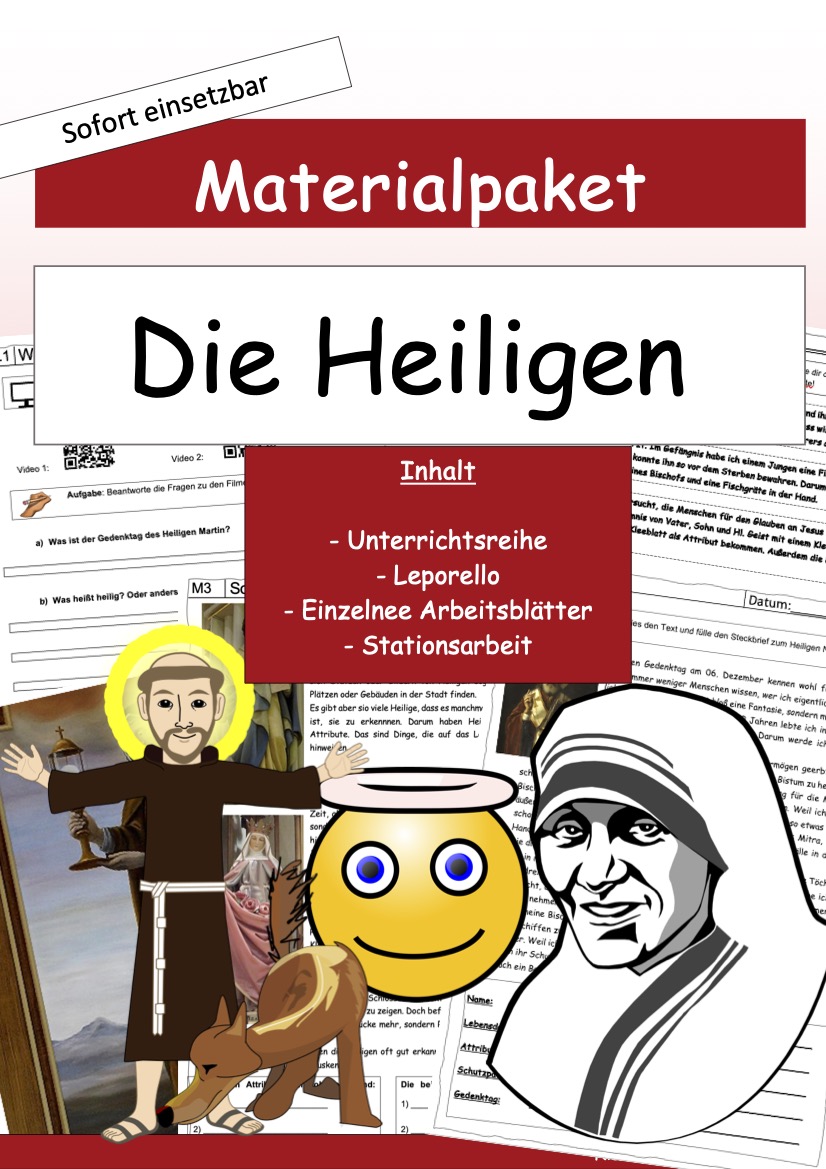 Materialpaket: Die Heiligen – Unterrichtsmaterial in den Fächern ...