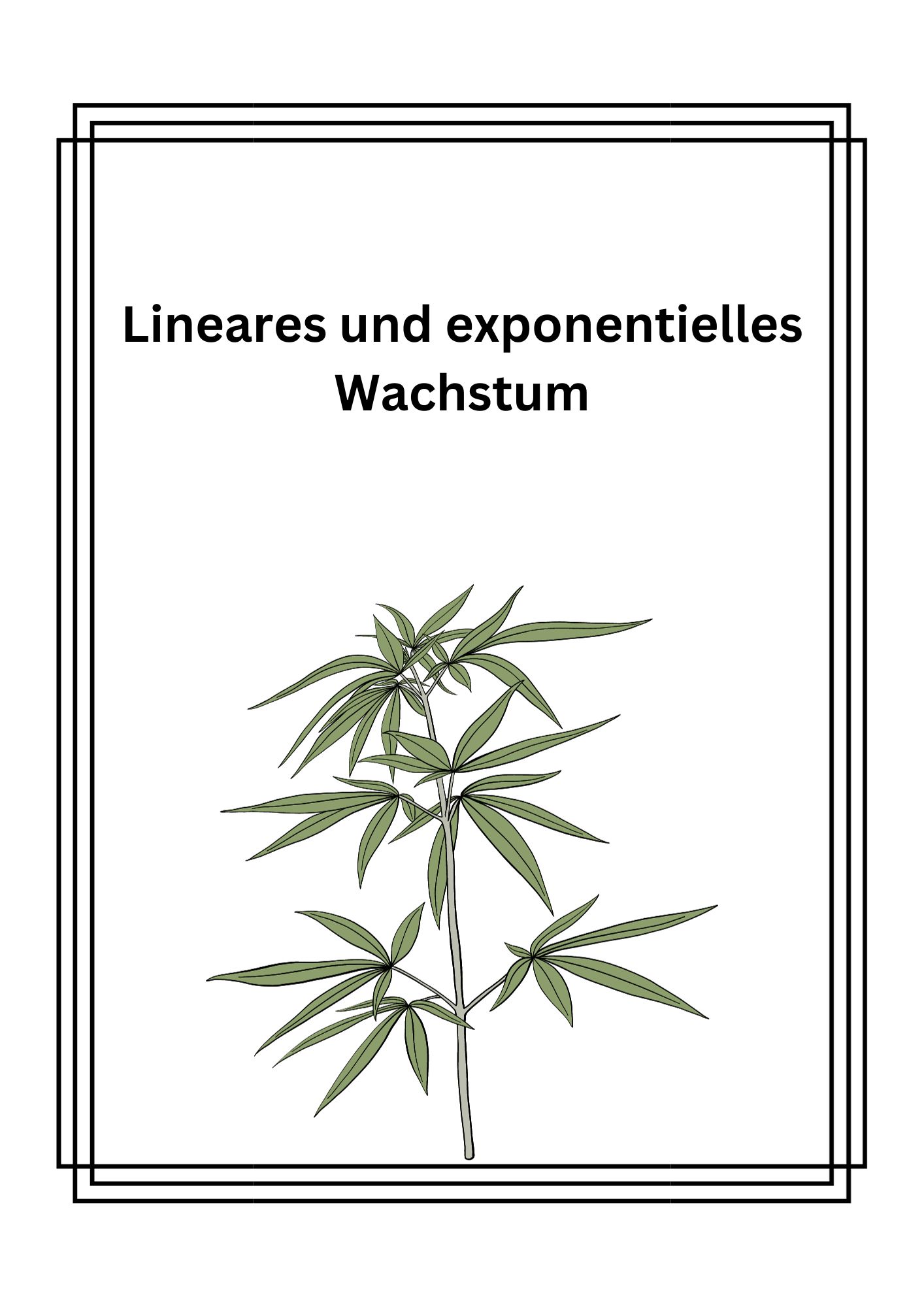 Lineares und exponentielles Wachstum – Unterrichtsmaterial im Fach ...