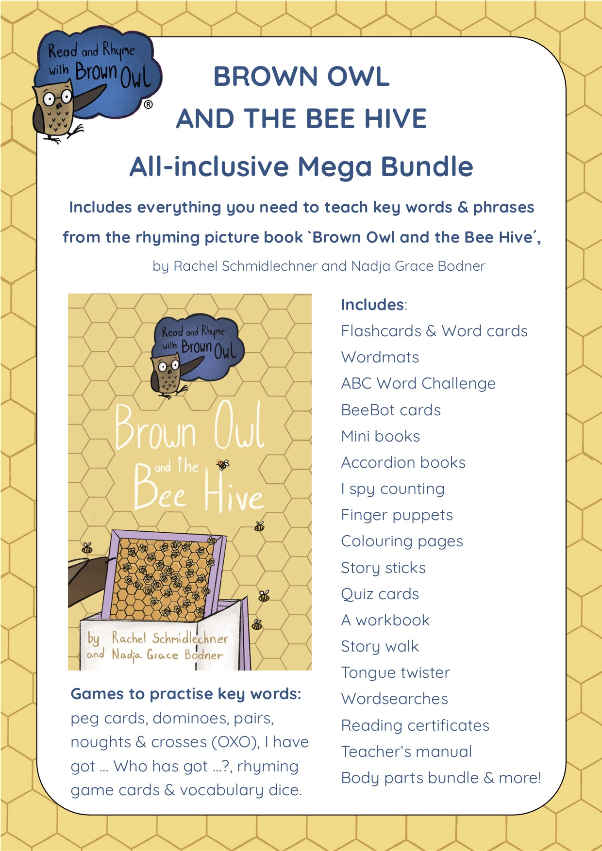 Brown Owl and the Bee Hive - BUNDLE – Unterrichtsmaterial in den ...