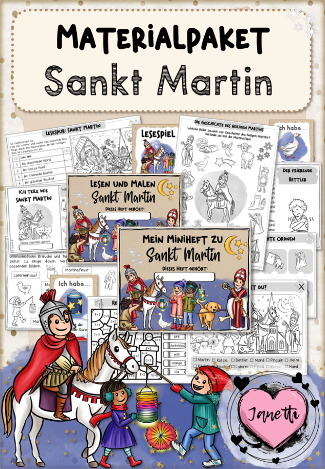 Materialpaket: Sankt Martin / St. Martin (Kl. 1/2/3 ...