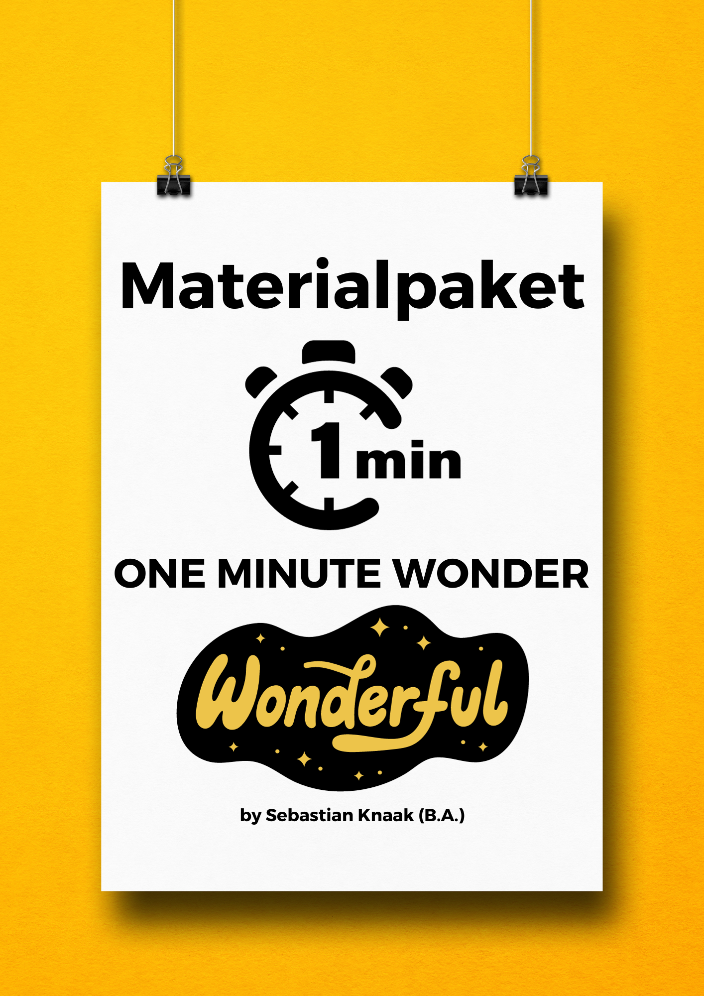 One Minute Wonder Bundle – Unterrichtsmaterial im Fach Gesundheit ...