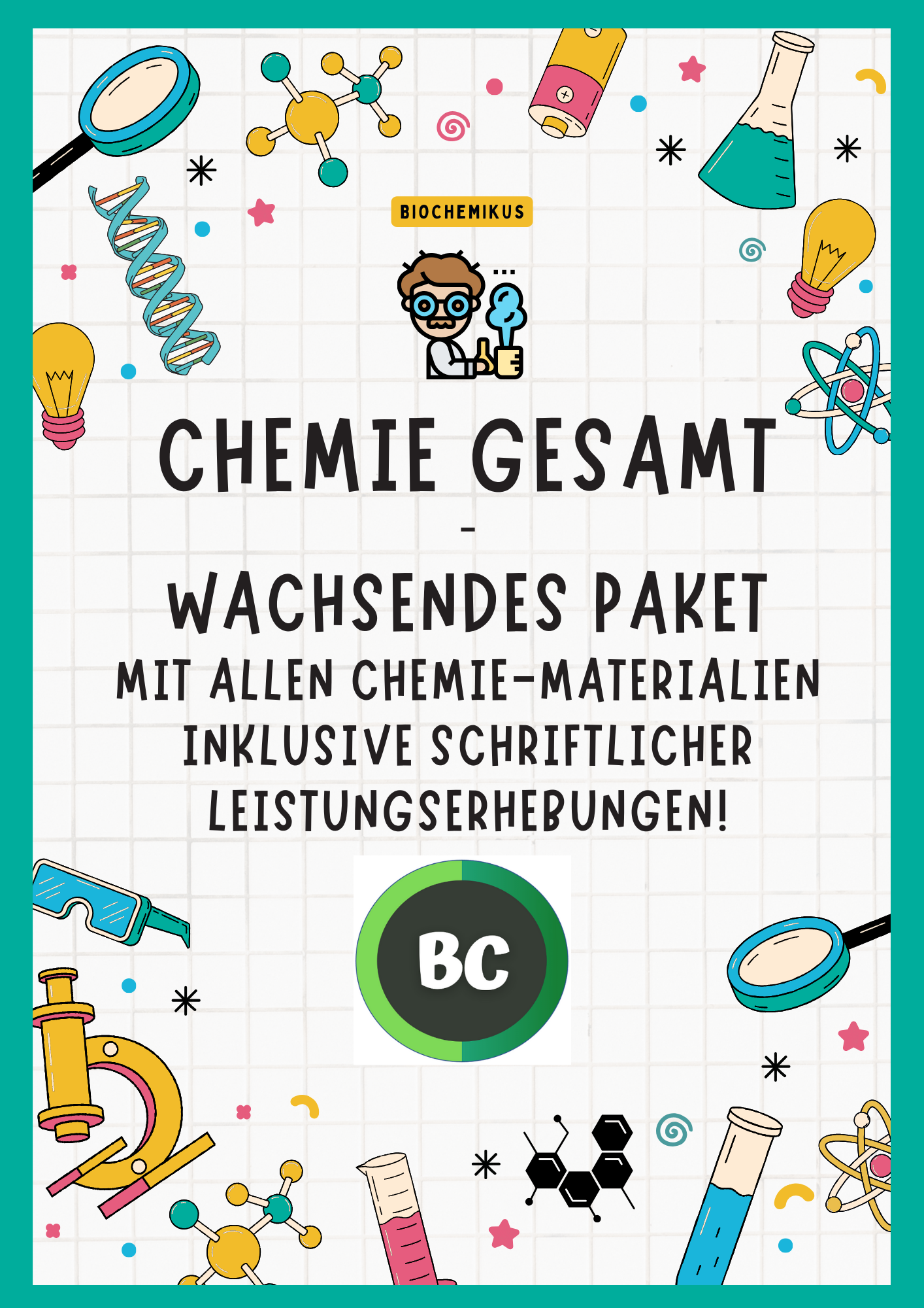 Chemie Unterrichtsmaterial – Komplett-Bundle (50+ Materialien, wächst ...