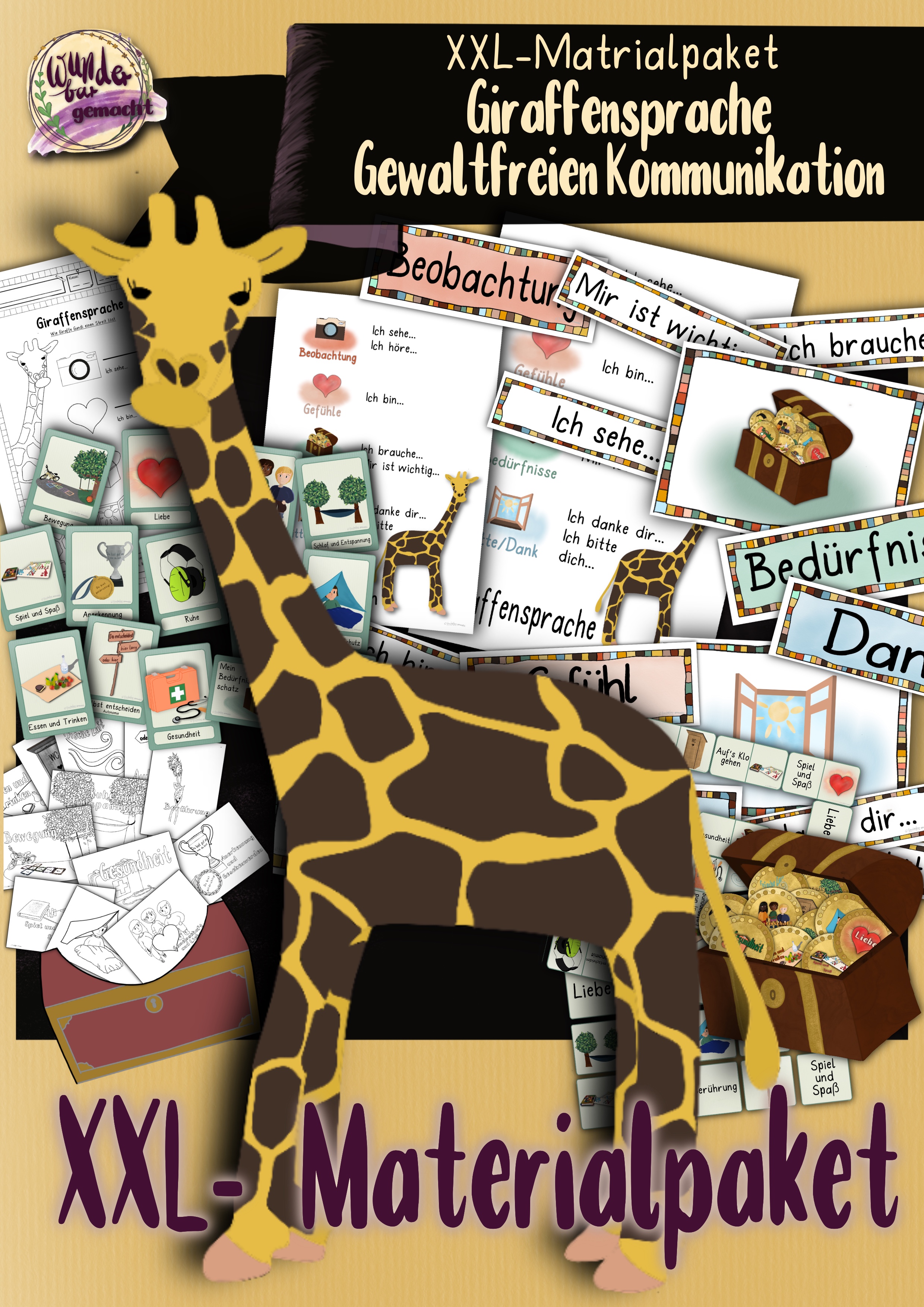 Wachsendes XXL - Materialpaket Gewaltfreie Kommunikation ...