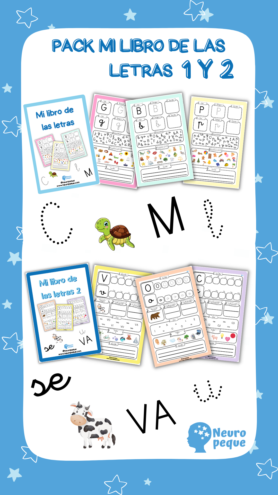 PACK MI LIBRO DE LAS LETRAS 1 Y 2 - material de la siguiente asignatura ...