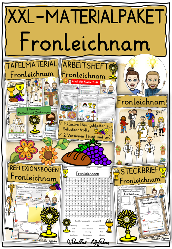 Fronleichnam Kirchenjahr Religion XXL-Materialpaket ...