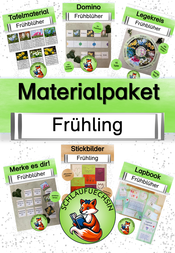 Materialpaket Frühblüher Frühling – Unterrichtsmaterial in den Fächern ...