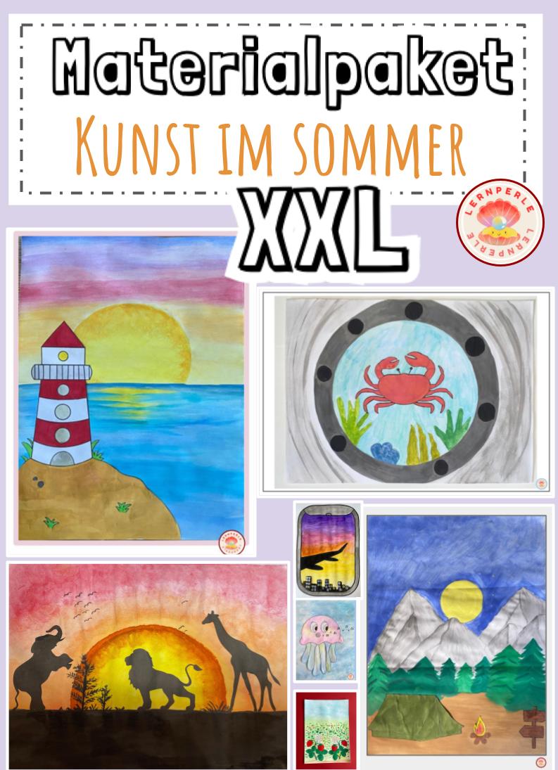 Materialpaket XXL 7x Kunst im Sommer – Unterrichtsmaterial in den ...