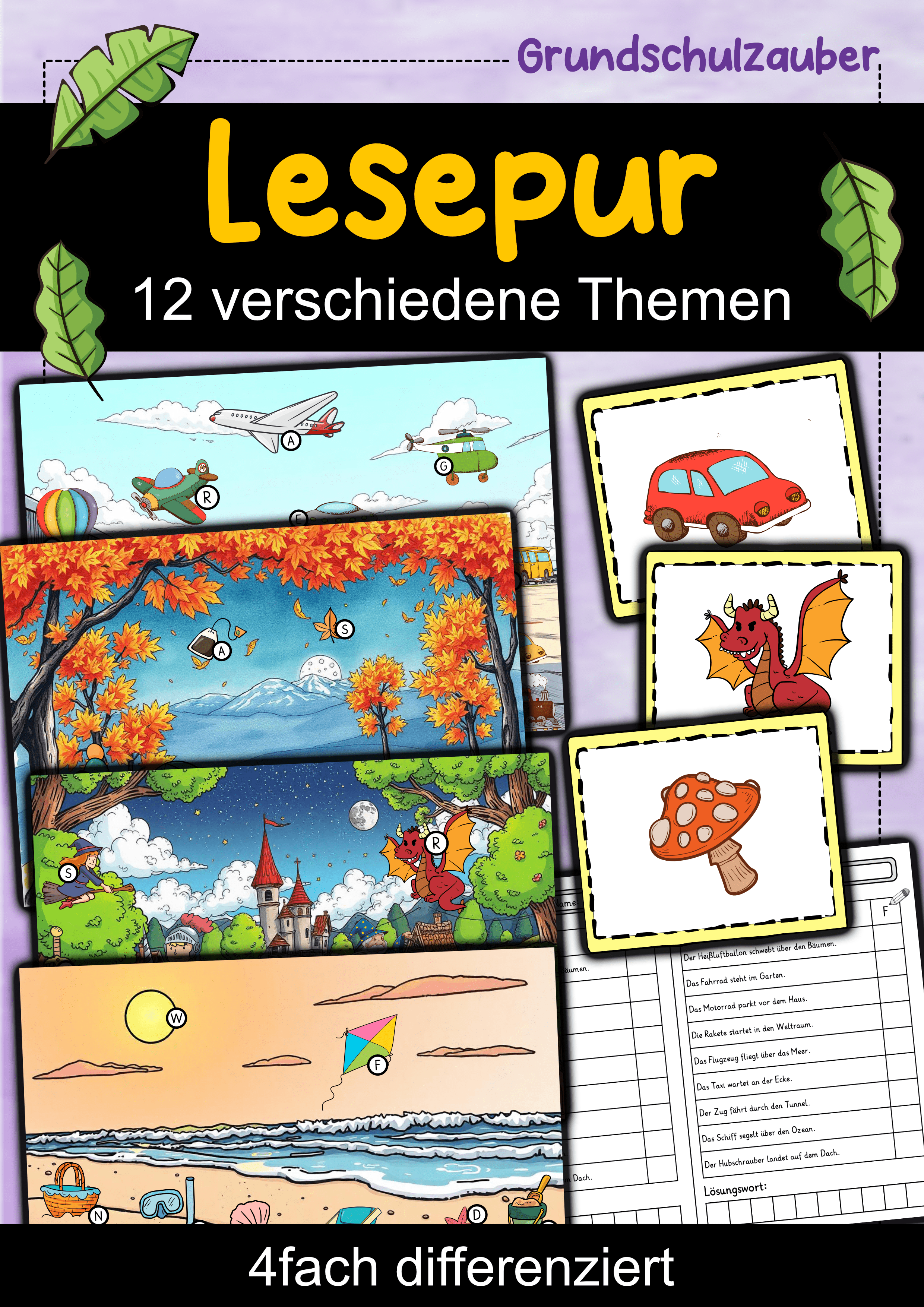 Lesespur Materialpaket | Deutsch 1. Klasse | Lesespurgeschichte | lesen ...