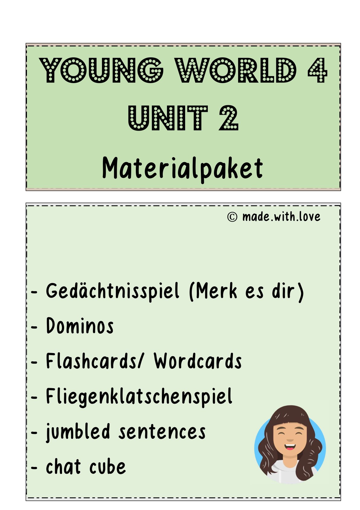 Materialpaket zu Young World 4, Unit 2 – Unterrichtsmaterial im Fach ...