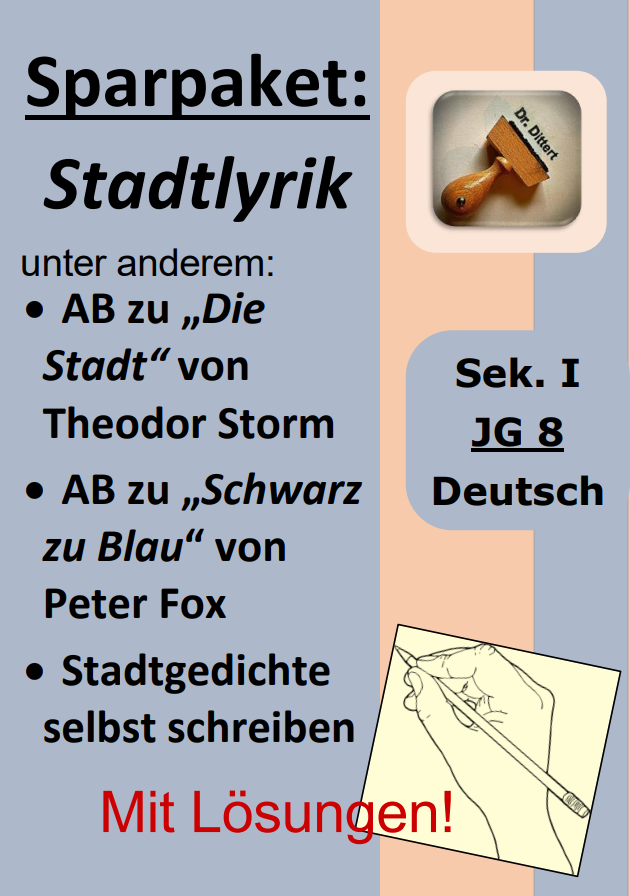 Stadtgedichte Klasse 8 Pdf