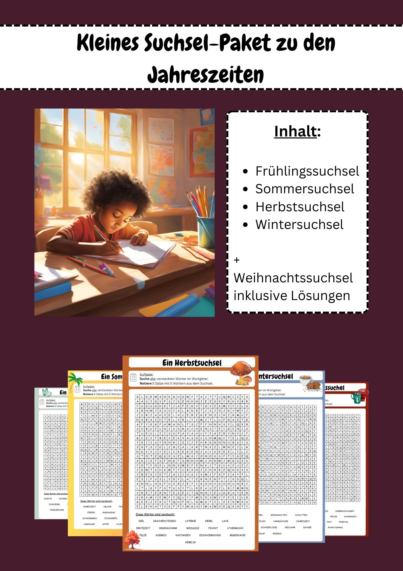 Materialpaket "Suchsel" – Unterrichtsmaterial in den Fächern Deutsch ...