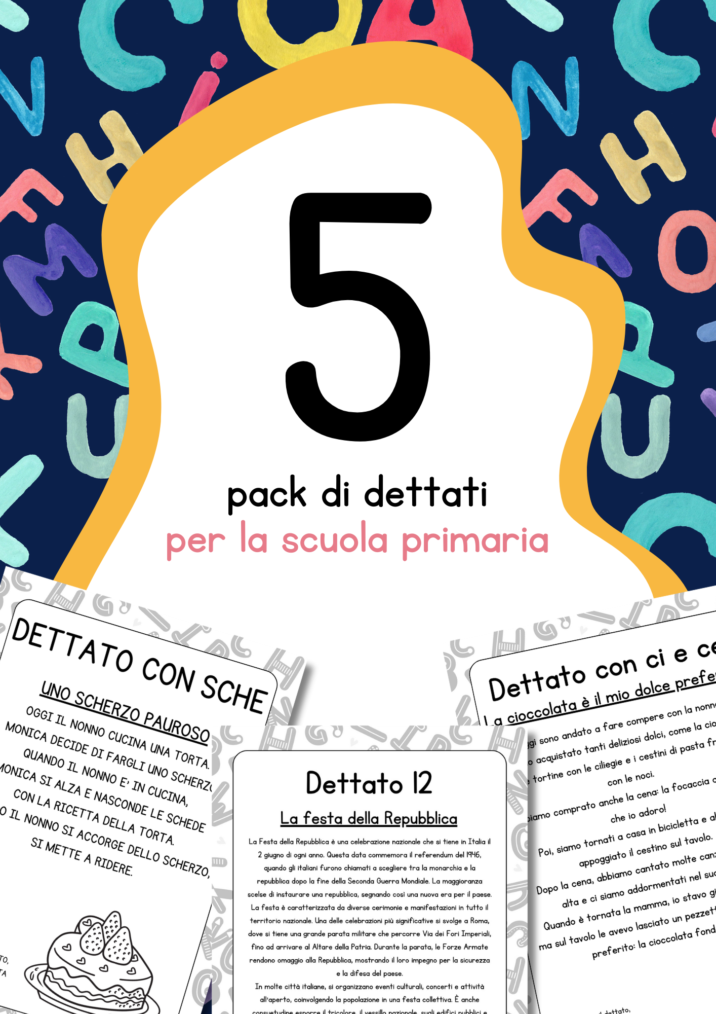 Raccolta di dettati per la scuola primaria - Materiale didattico per la ...