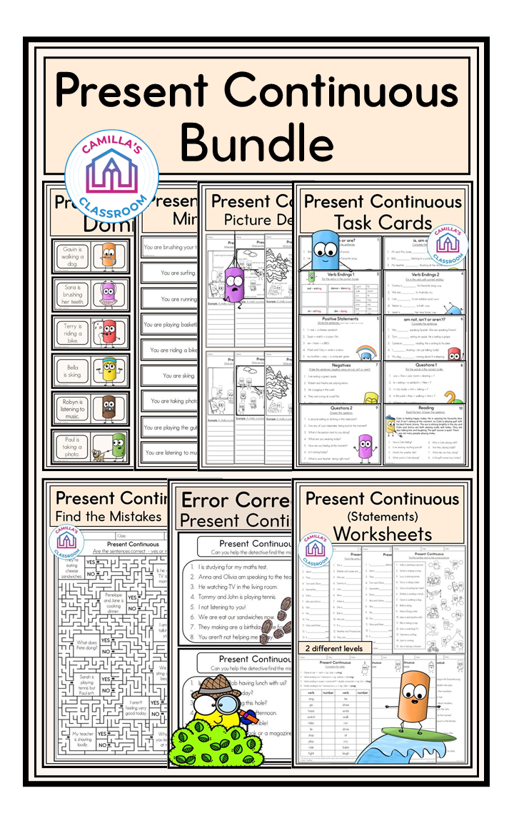 Present Continuous - Bundle - material de la siguiente asignatura ...