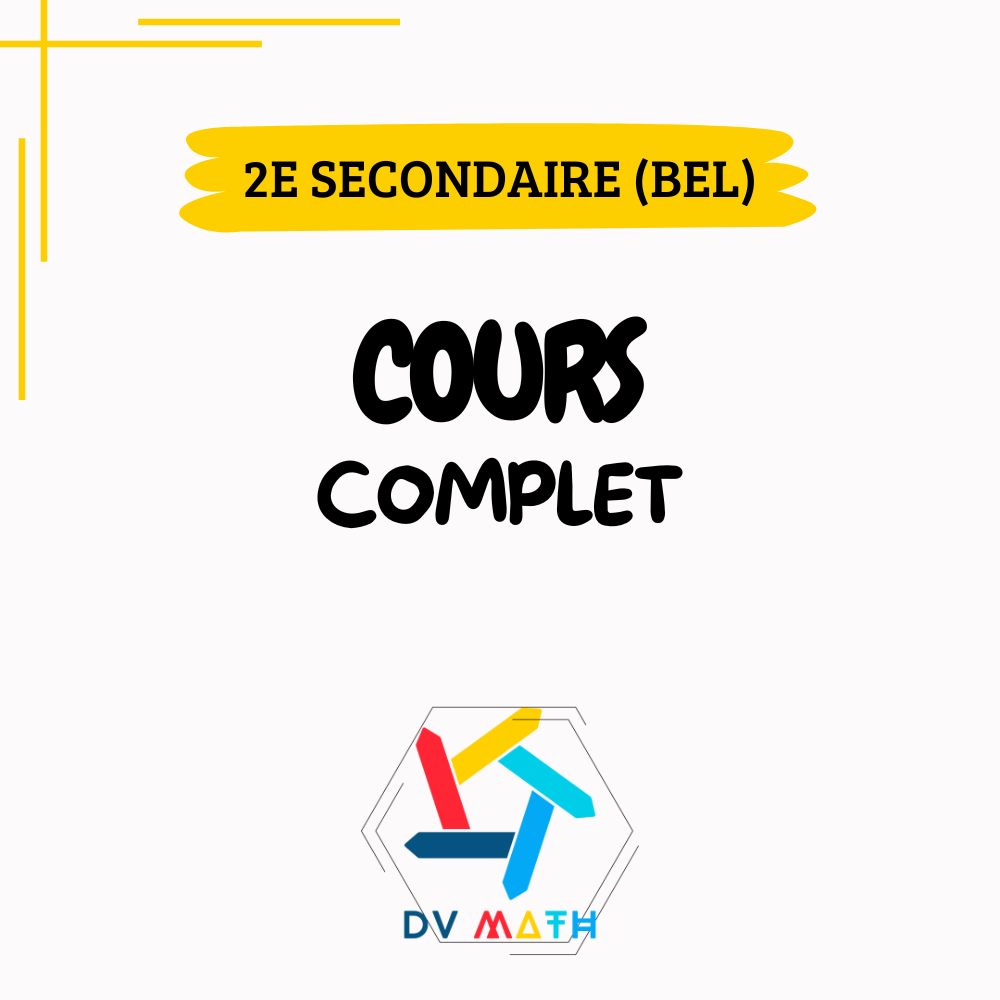Cours de Mathématiques - 2e secondaire - Belgique - Ressource ...