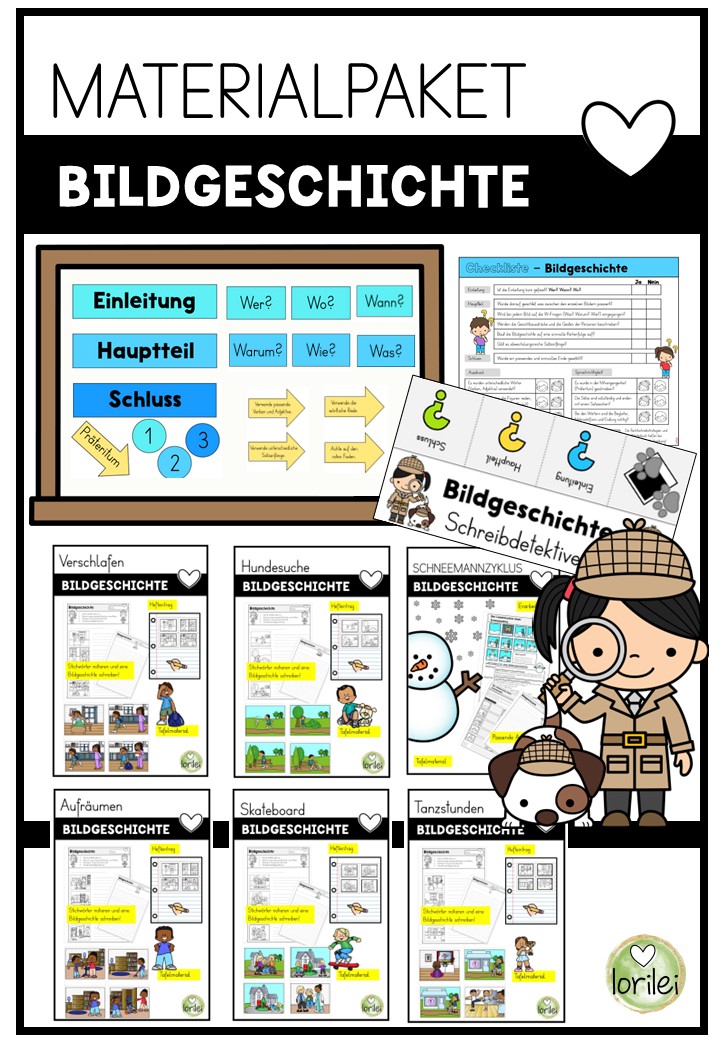 Materialpaket - Bildgeschichte – Unterrichtsmaterial im Fach Deutsch