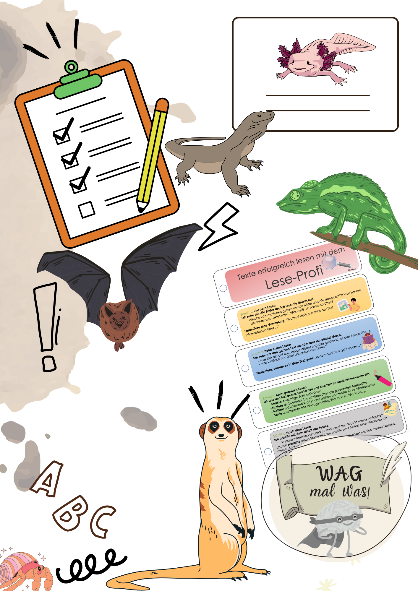 Tierbeschreibung - Lesen mit Strategie – Unterrichtsmaterial im Fach ...