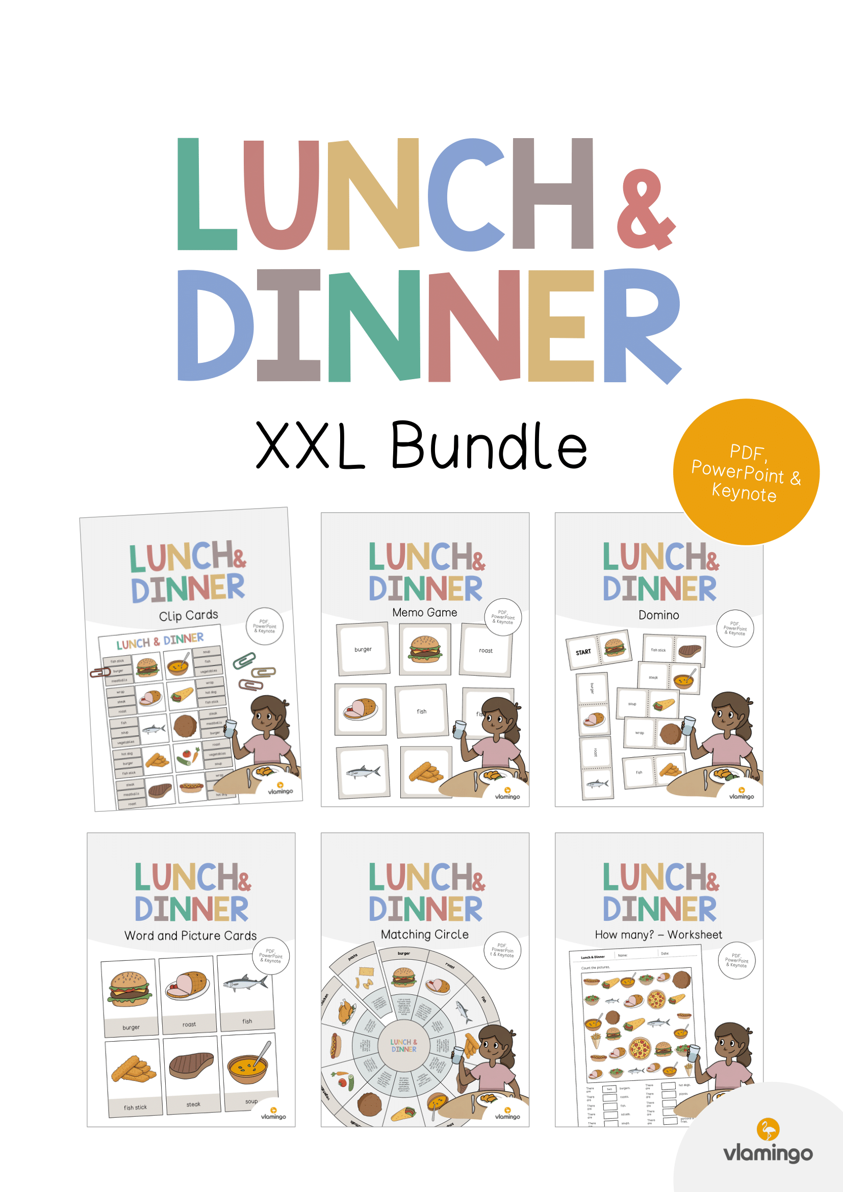 LUNCH & DINNER: Paquete XXL de materiales para la clase de inglés ...