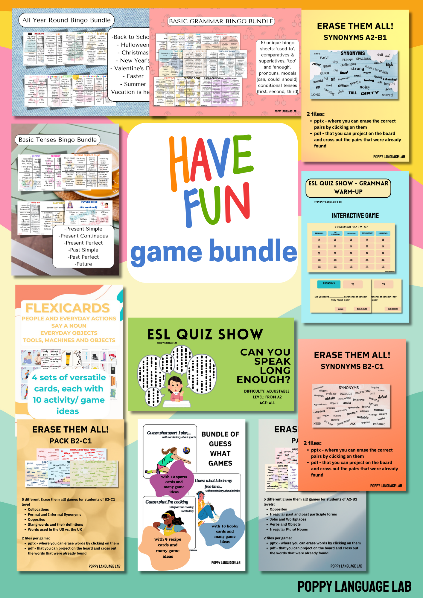 Have Fun Game Bundle - material de la siguiente asignatura Inglés / English