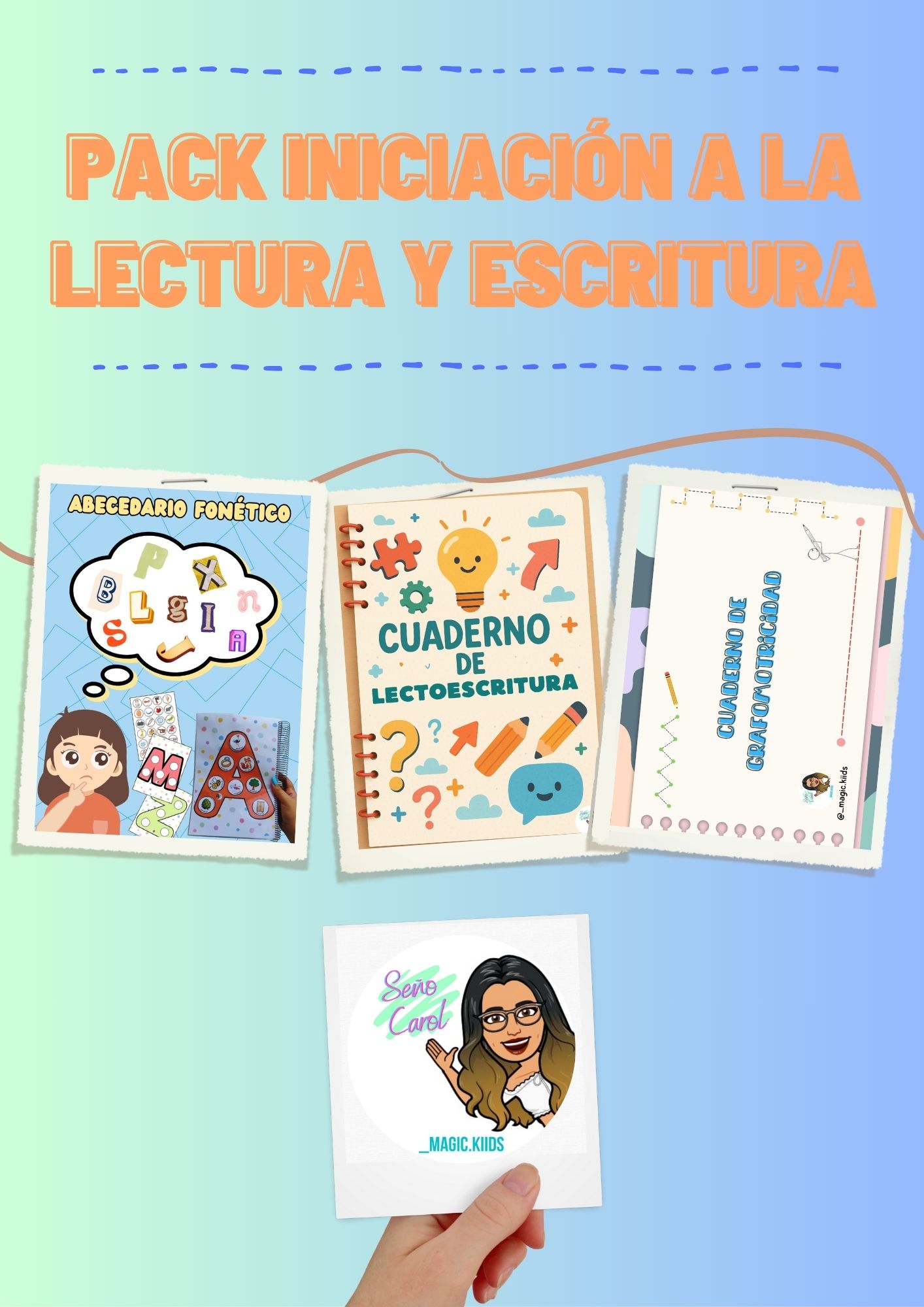 Pack Iniciación a la lectura y escritura - material didáctico de las ...