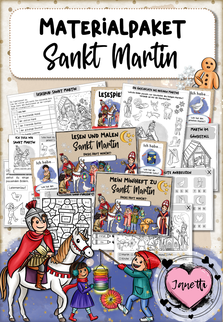 Materialpaket: Sankt Martin / St. Martin (Kl. 1/2/3 ...