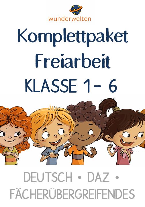 Freiarbeit - Freiarbeitsmaterial Grundschule - Komplettpaket - Klasse 1 ...