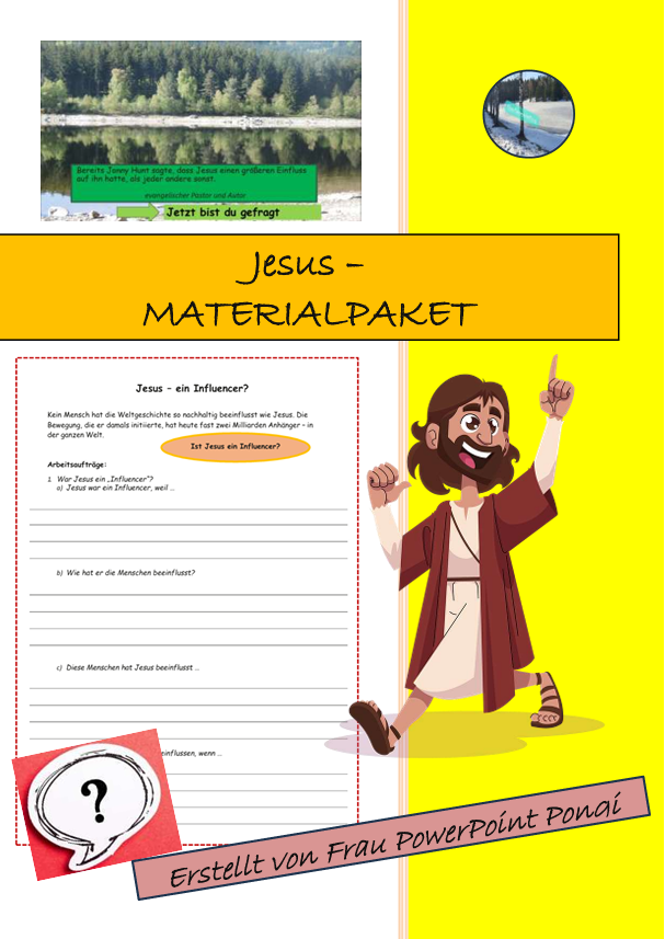Materialpaket Jesus – Unterrichtsmaterial im Fach Religion