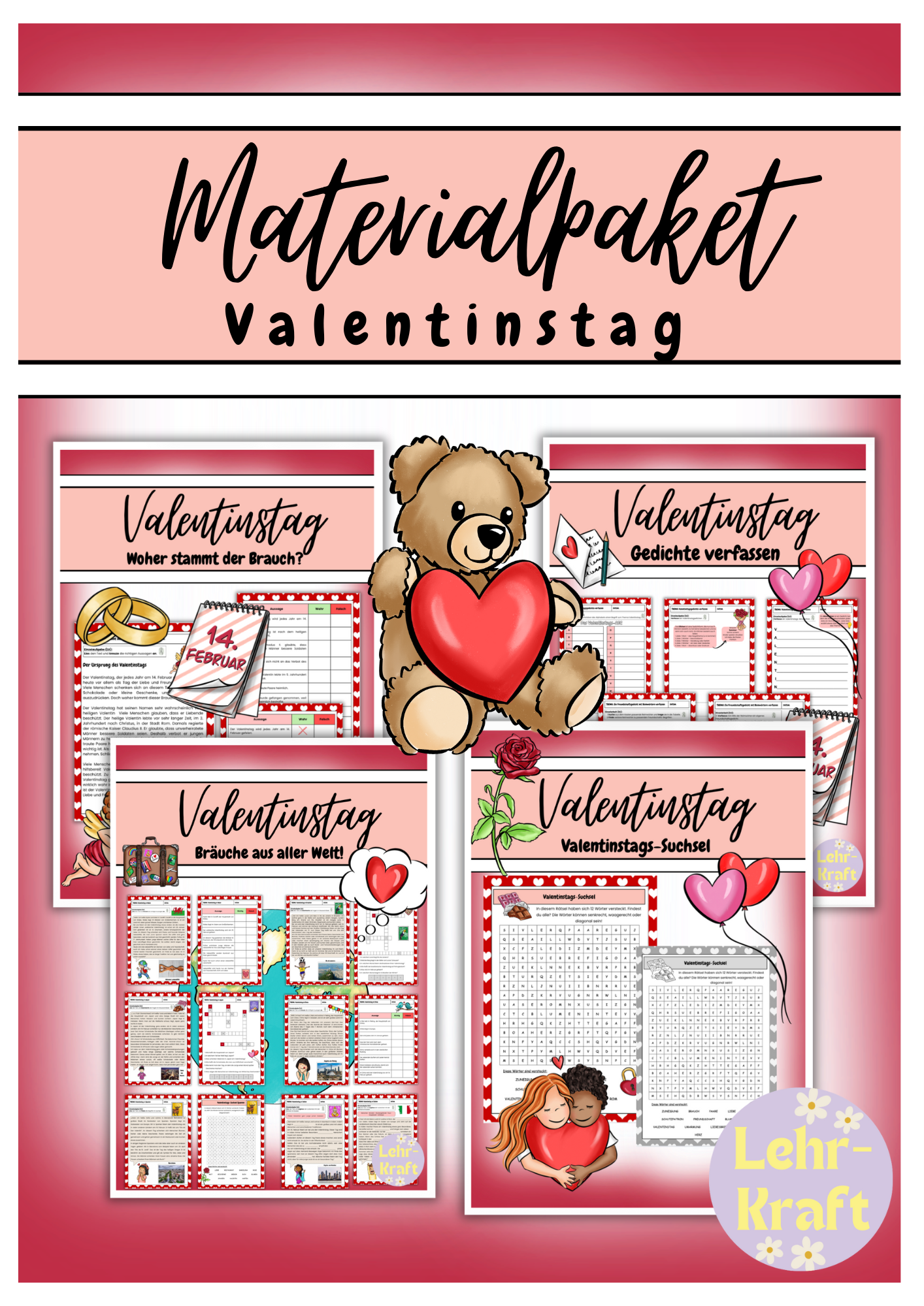 Materialpaket Valentinstag – Unterrichtsmaterial in den Fächern Deutsch ...
