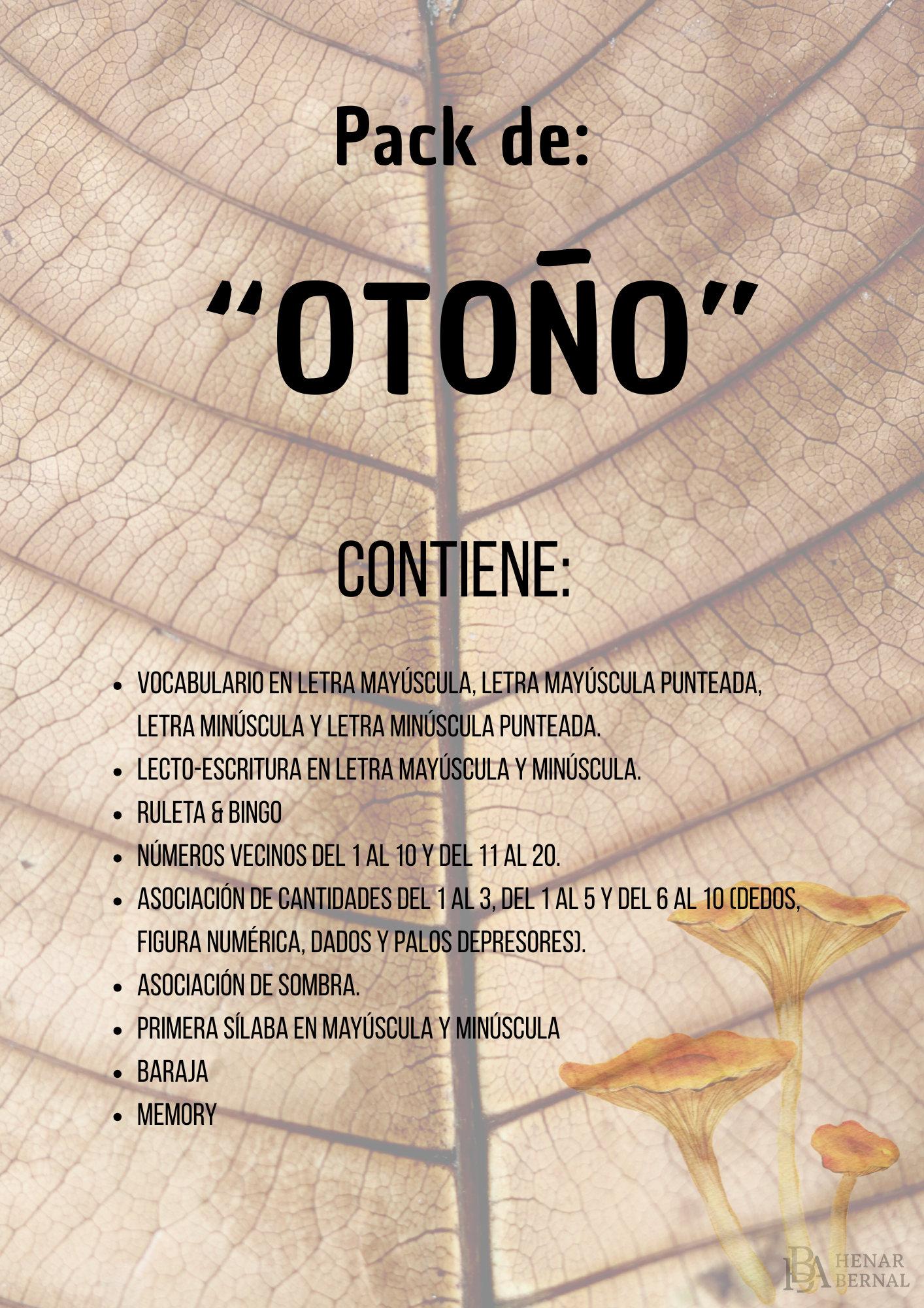 Pack de OTOÑO - material didáctico de las asignaturas Lengua y ...