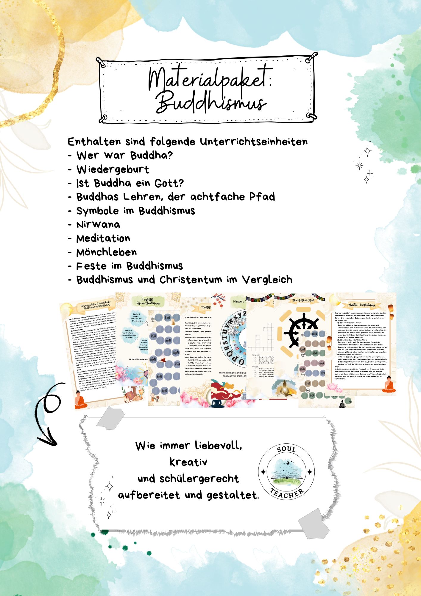 Materialpaket Buddhismus – Unterrichtsmaterial in den Fächern Ethik ...