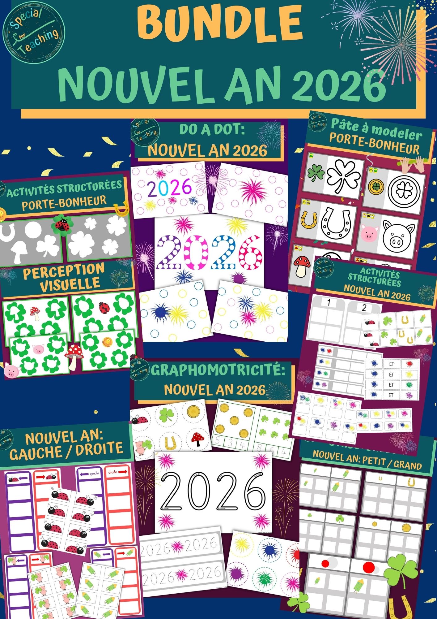 BUNDLE: Nouvel An - 2026 - Ressource pédagogique pour ton cours de ...