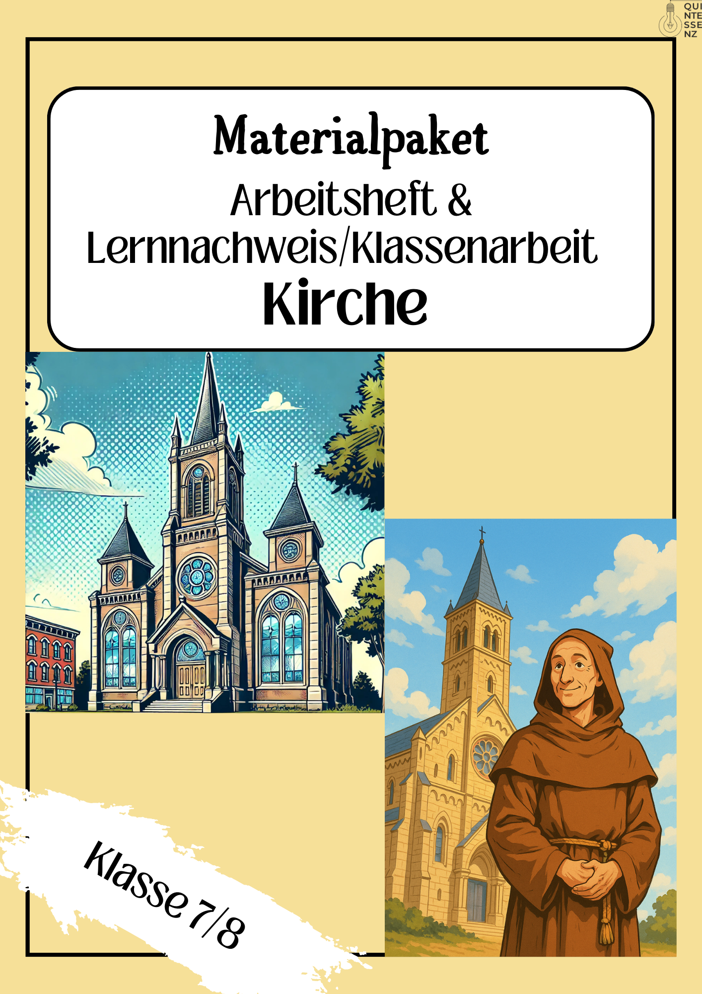 Materialpaket: Die Kirche (Religion) – Unterrichtsmaterial im Fach Religion