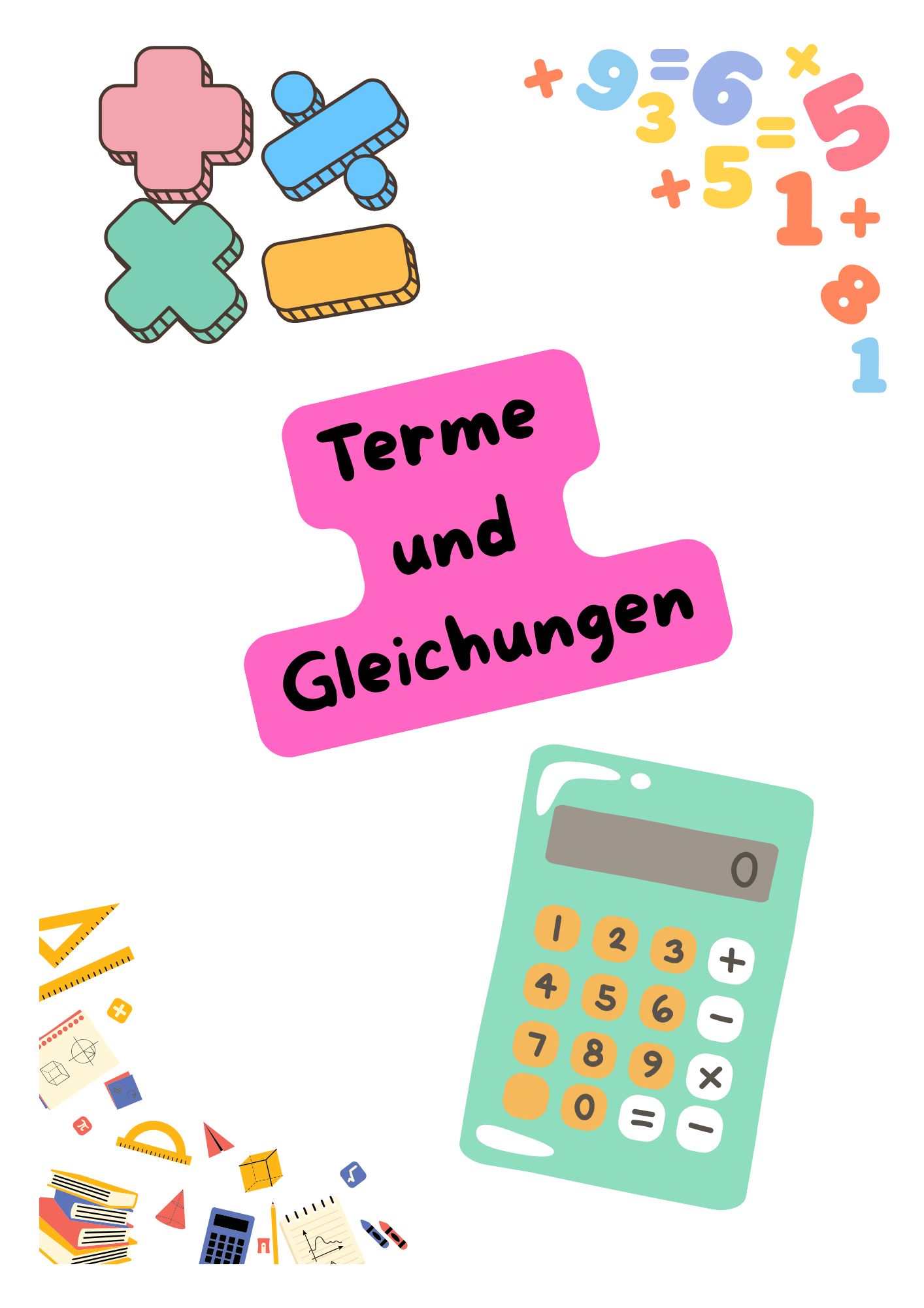Terme und Gleichungen - Rechenregeln und Übungsaufgaben ...