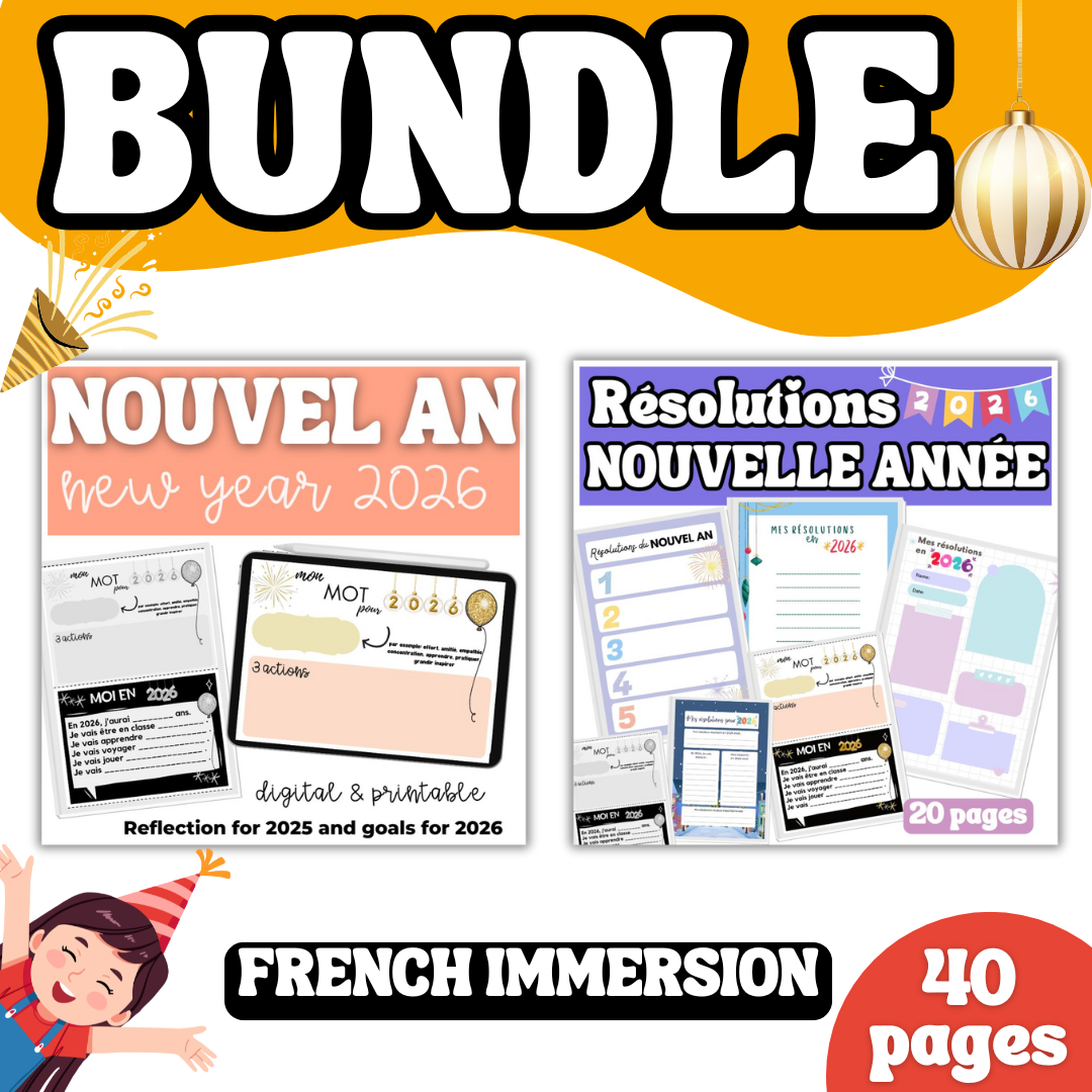 Materialpaket Le Nouvel An 2026 - Nouvelle Année – Unterrichtsmaterial ...