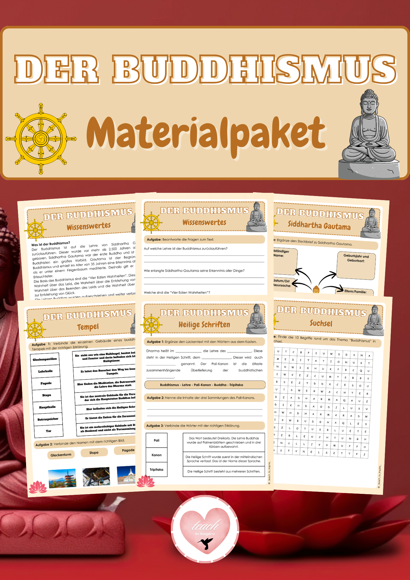 Materialpaket "Der Buddhismus" – Unterrichtsmaterial in den Fächern ...