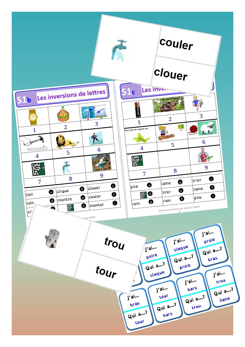 Kit sur les inversions, ajouts, omissions de lettres - Ressource ...