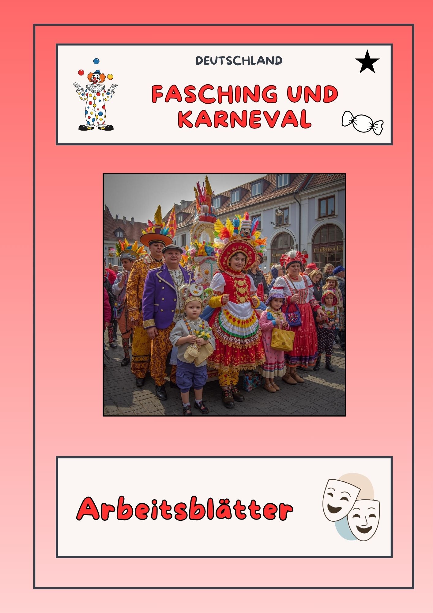 Fasching und Karneval – Materialpaket – Unterrichtsmaterial in den ...