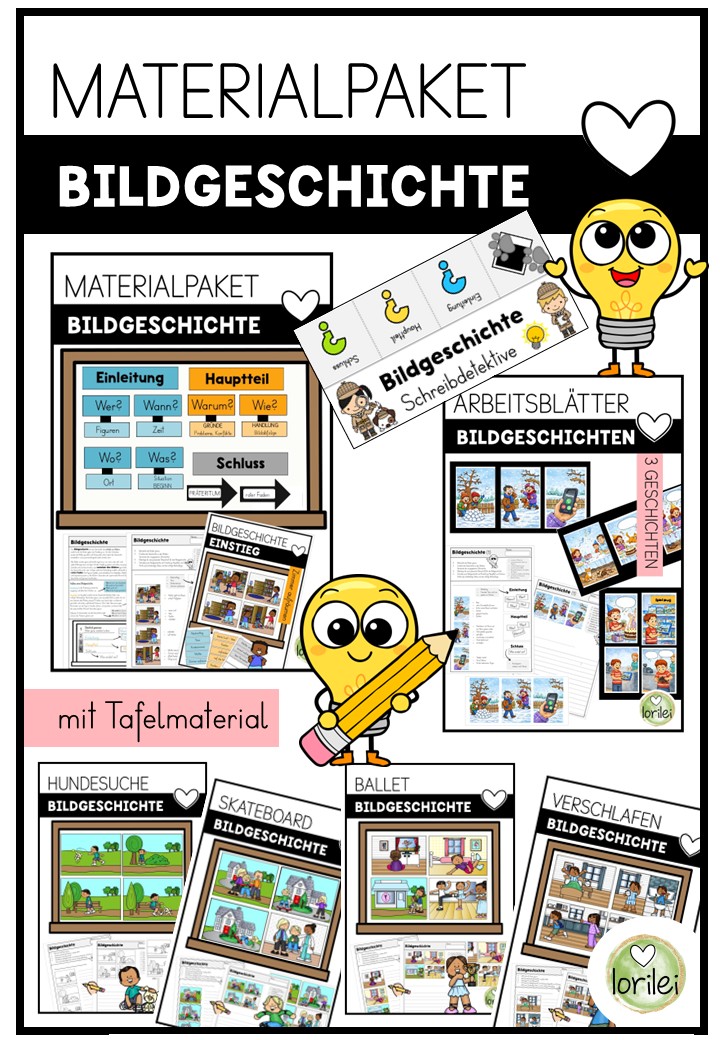 Materialpaket - Bildgeschichte – Unterrichtsmaterial im Fach Deutsch